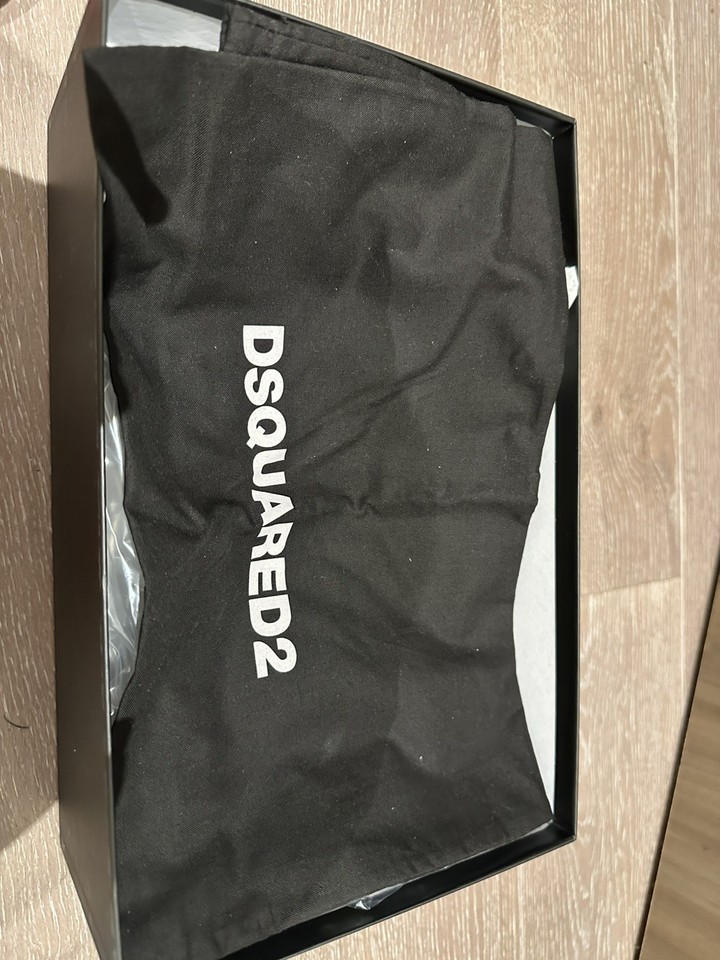 Dsquared Sneaker / Kalbs- und Velourleder / rot-weiß / Gr. 43 | eBay UK