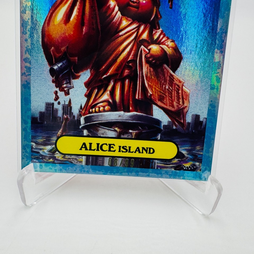 ALICE Island 3a Drool Blue 08/99 Garbage Pail Kids Worst of 40th ...