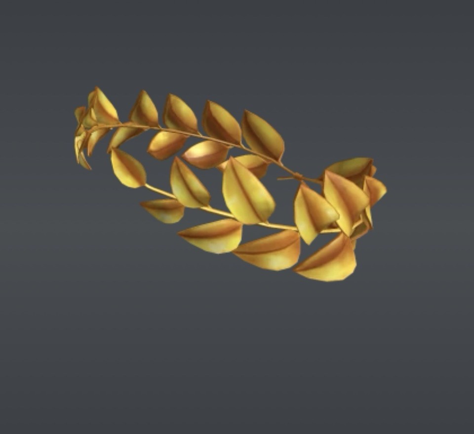 Robl0x Confetti Leaf Crown Golden Hat SPECIAL PARTICLE EFFECTS RARE Toy ...