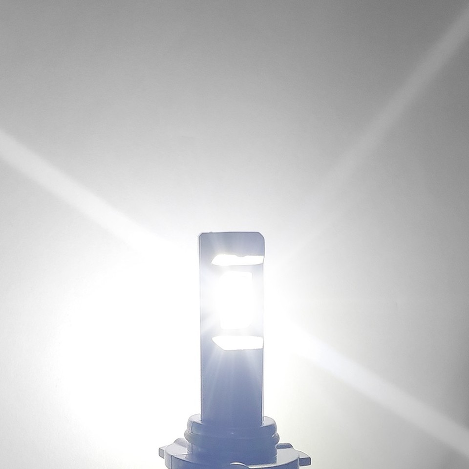 9005 Front LED Kit Bulbs White Headlight Super Bright High/Low 24000LM ...