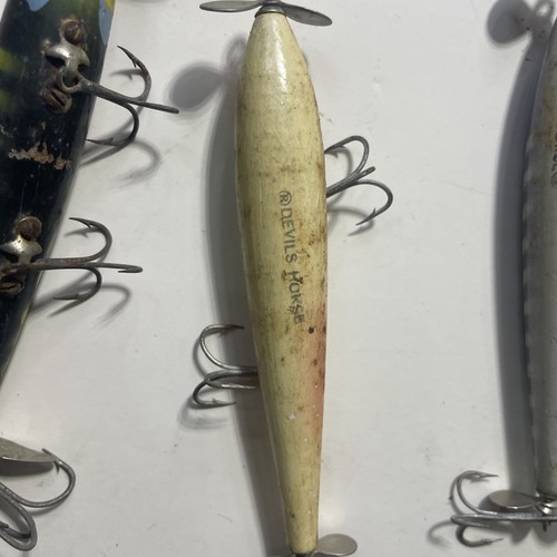 Five Vintage Devil Horse Fishing Lures | eBay