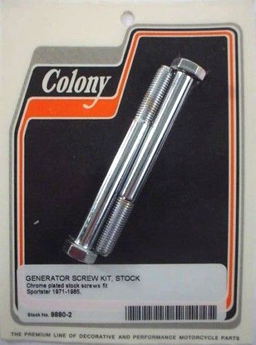 CHROME GENERATOR SCREW KIT STOCK HARLEY SPORTSTER | eBay