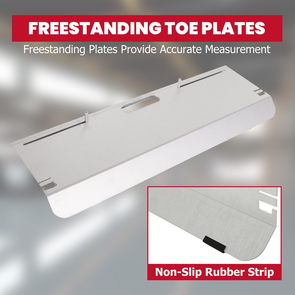 HECASA Wheel Alignment Tool Camber Caster Toe Plates 2 Tape Measuresw ...