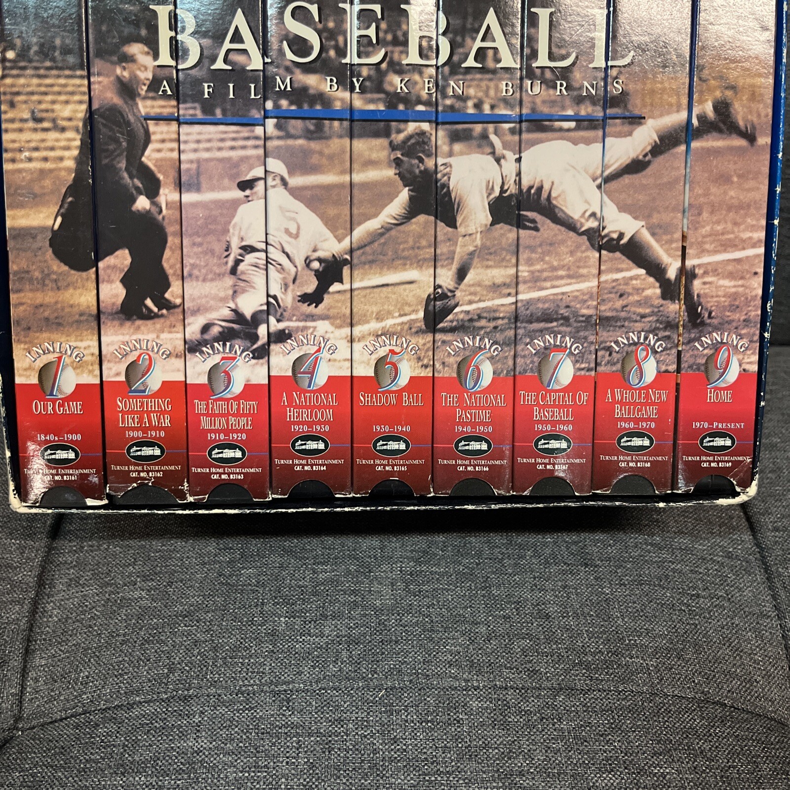 Baseball: A Film by Ken Burns - Nine Inning Boxed Set (VHS 1994, 9-Tape ...