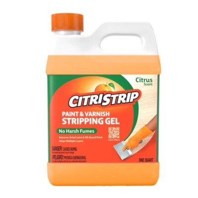 CitriStrip Paint & Varnish STRIPPING GEL CITRUS Non-toxic 32oz QCSG801 ...