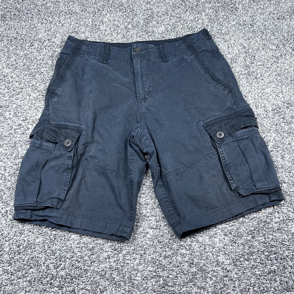Black Cargo Shorts American Eagle