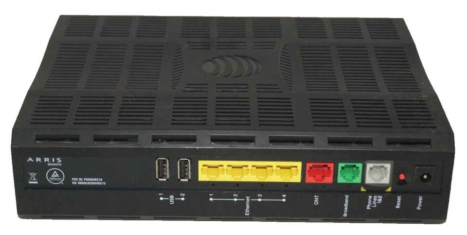 AT&T Arris BGW210-700 Broadband Gateway WiFi Modem Router with Power ...