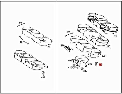 Genuine MERCEDES BBDC W242 A205 C117 C205 C218 Bracket 2049230214 | eBay