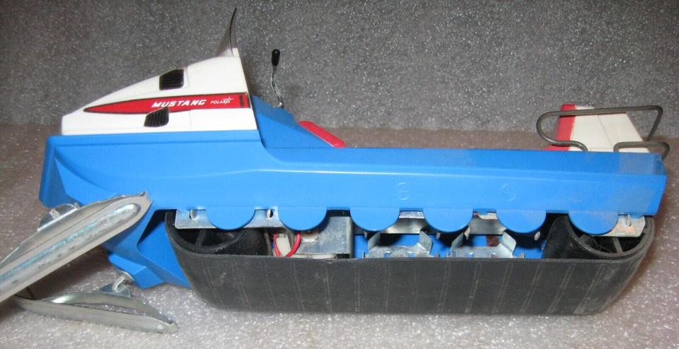 RARE VINTAGE 1970s POLARIS MUSTANG NORMATT TOY SNOWMOBILE BATTERY ...