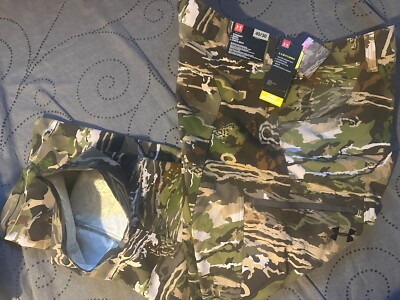 UNDER ARMOUR STORM HUNT EARLY SEASON FOREST CAMO CARGO PANTS 40 X 30 ...