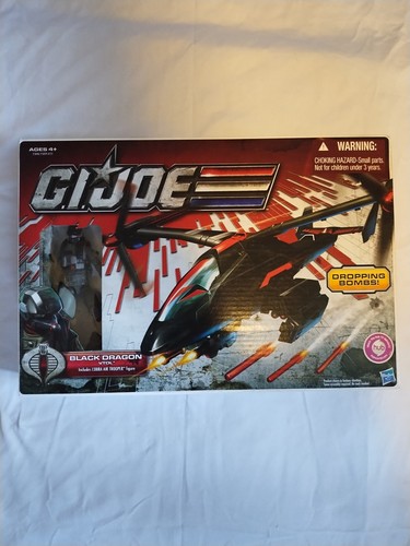 GI Joe Black Dragon VTOL 30th Anniversary POC Pursuit Cobra- New - 2010 ...