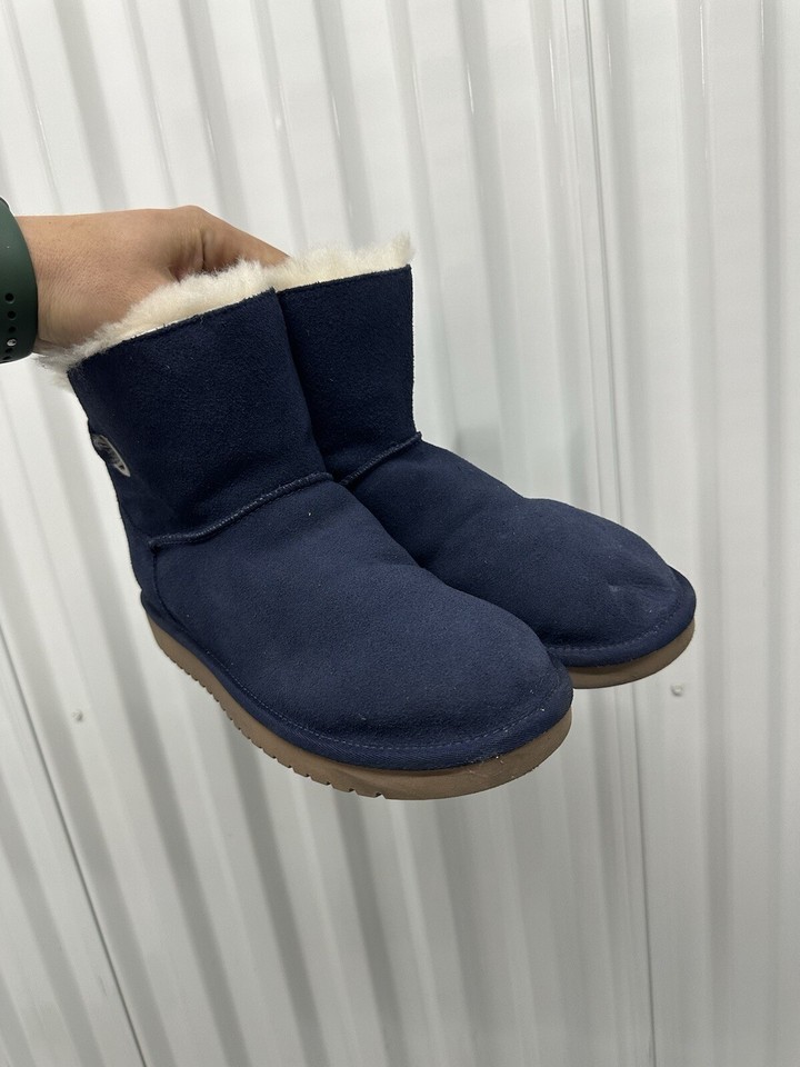 KOOLABURRA BY UGG Womens Remely Mini Buckle Boots Blue Suede Size 8 Uggs | eBay