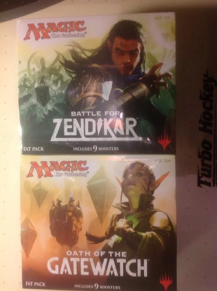 MTG LOT 2 FAT PACK ZENDIKAR & GATEWATCH FACT SEALD | eBay