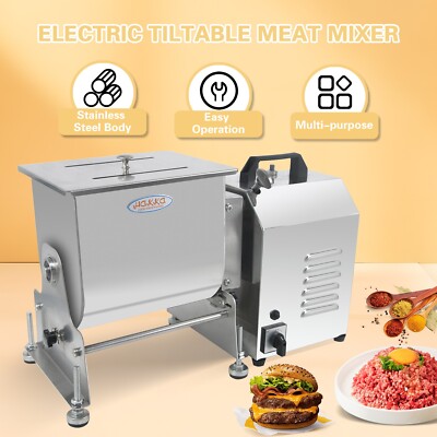 Hakka Electric Meat Mixer 15lbs 7.5L Countertop Tiltable Tank Meat ...