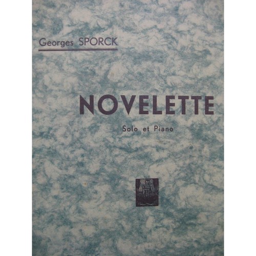SPORCK Georges Novelette Saxophone Piano 1911 | eBay