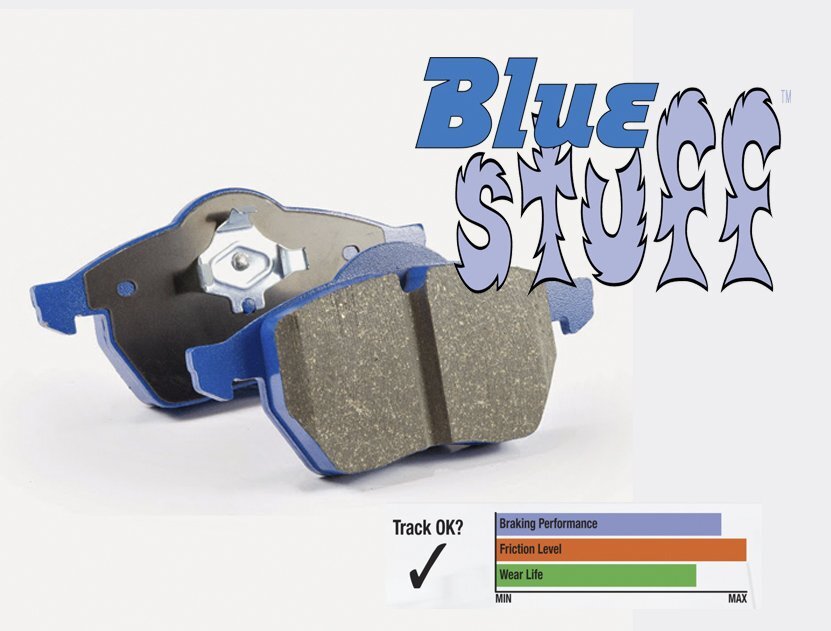 EBC Bluestuff Track Day Frein Patins Pour Hautes-Spécifications R114-4 ...