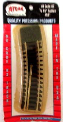 Atlas 531 HO-Scale Code-83 1/2 Section 15" Radius Curved Track (4 ...