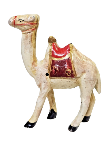 Antique vtg Cast Iron Metal Camel Animal Coin Bank/Statue Figurine ...