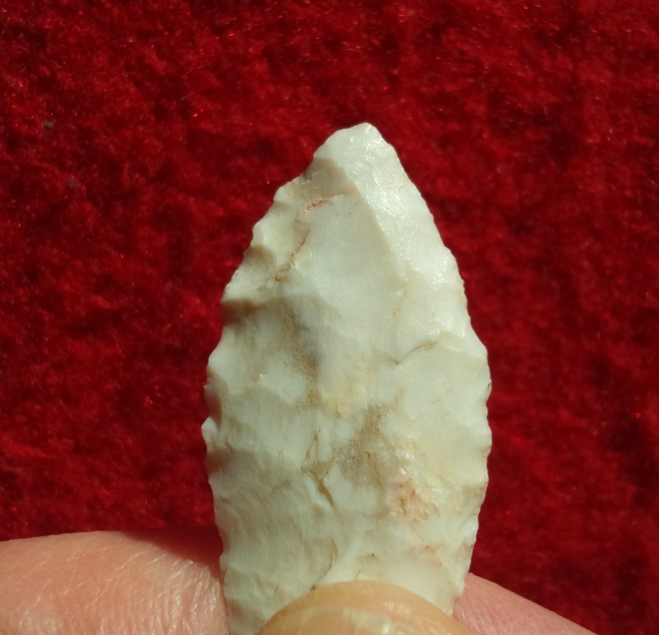 1-1/2" AGATE PALEO BLACK ROCK CONCAVE CALIFORNIA ARROWHEAD AUTHENTIC ...