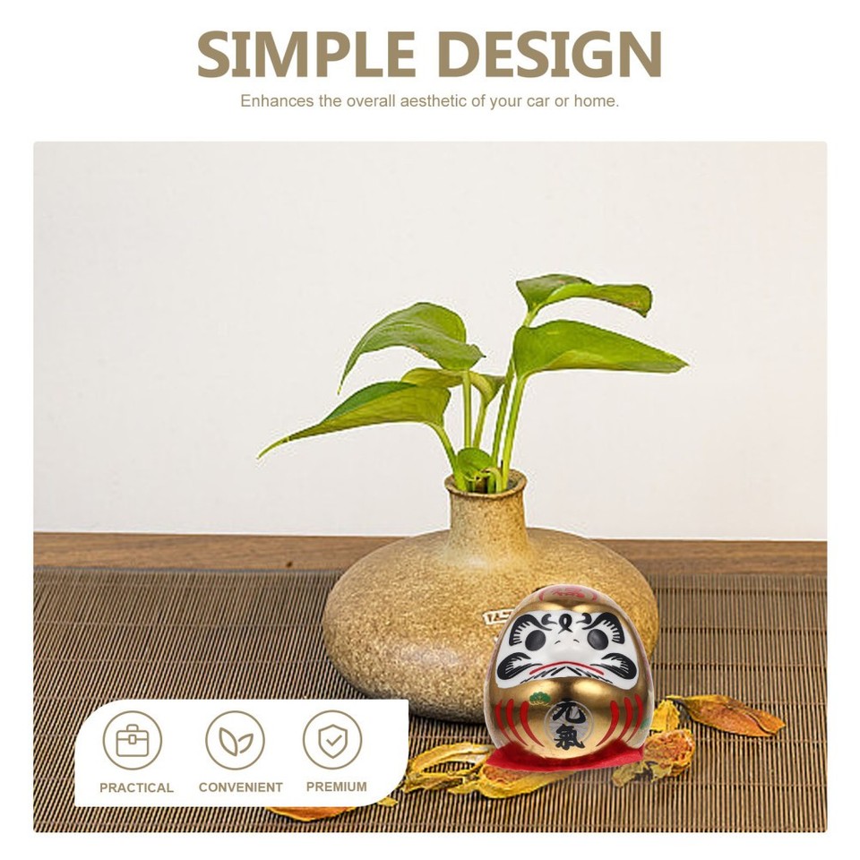 Porcelain Japanese Ceramics Fortune Statue Miniature Desk Decor | eBay ...