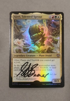 MTG Magic Kirri, Talented Sprout Signed Foil Artist Proof X1 OTC Simon ...