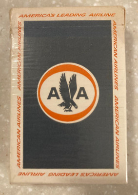 Vintage American Airlines AA Airline Playing Cards Deck Astrojets | eBay