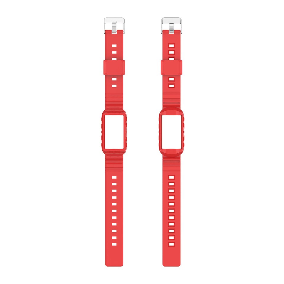 TPU Armor-In-One Watch Strap Watch Accessories Parts for Fitbit Charge6 ...