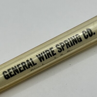 VTG Ballpoint Pen General Wires Spring Co. Pittsburgh PA | eBay