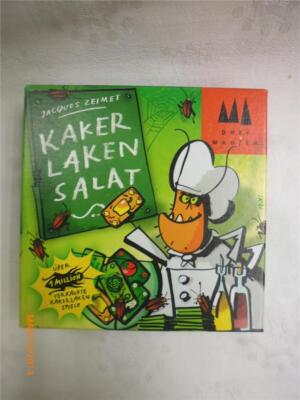 KAKER LAKEN SALAT COCROACH CARD GAME GERMANY JACQUES ZEIMET ...