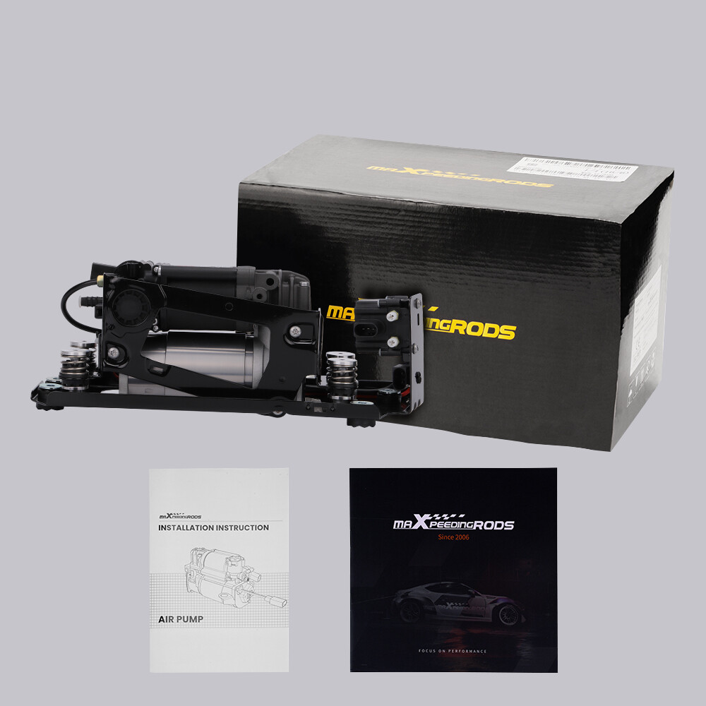 Air Suspension Compressor w/ Bracket For BMW 740i 750i 750Li 760Li ...