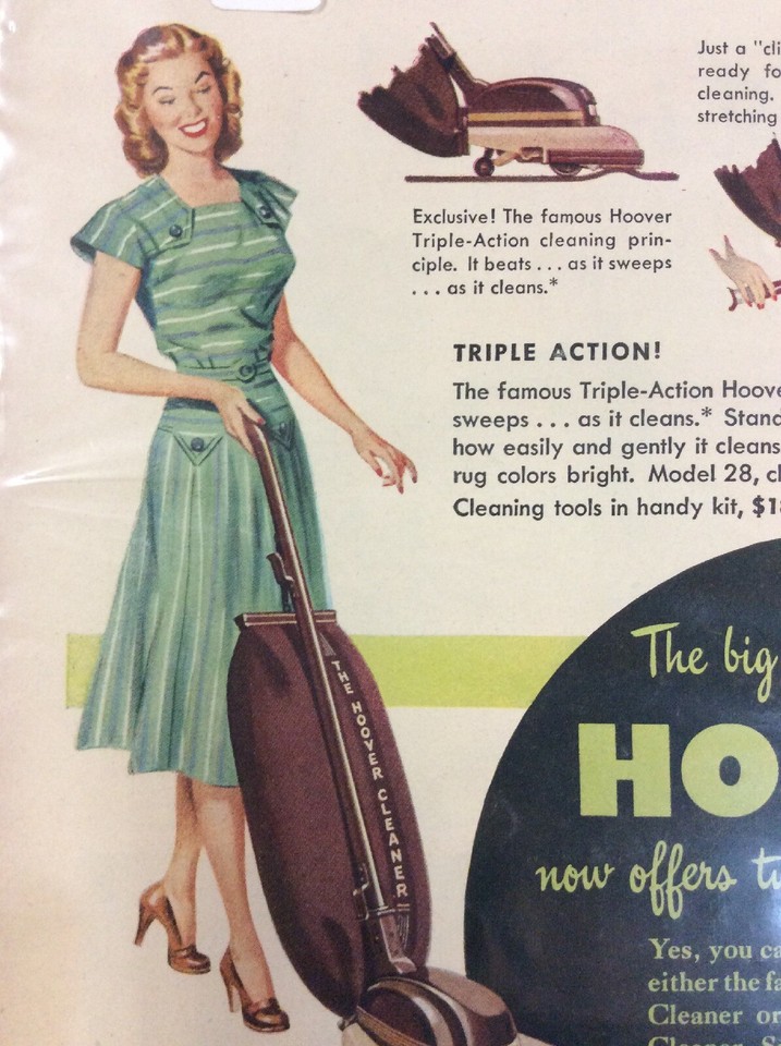 HOOVER MODEL 28 VACUUM CLEANER VINTAGE PHOTO GOLDEN AGE CINEMA ...