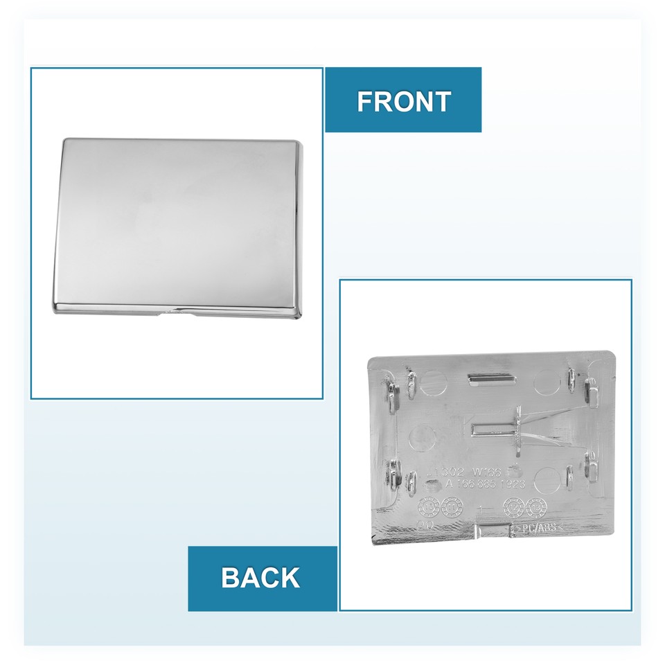 Car Rear Bumper Tow Hook Cover Cap 1668851923 for Mercedes-Benz Silver ...