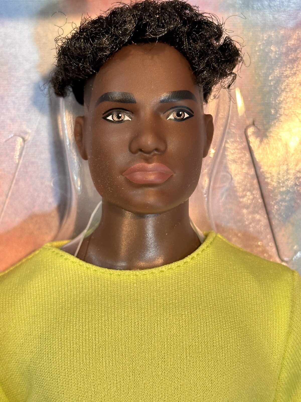 Barbie Signature Looks Muscular Ken Made To Move AA Doll w Rooted Hair ...