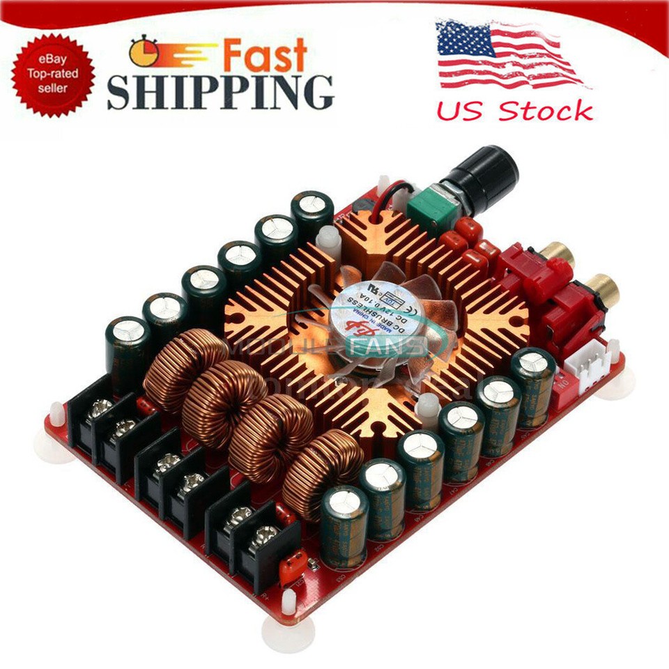US TDA7498E 160W+160W 2Channel Digital Audio High Power Amplifier Board ...