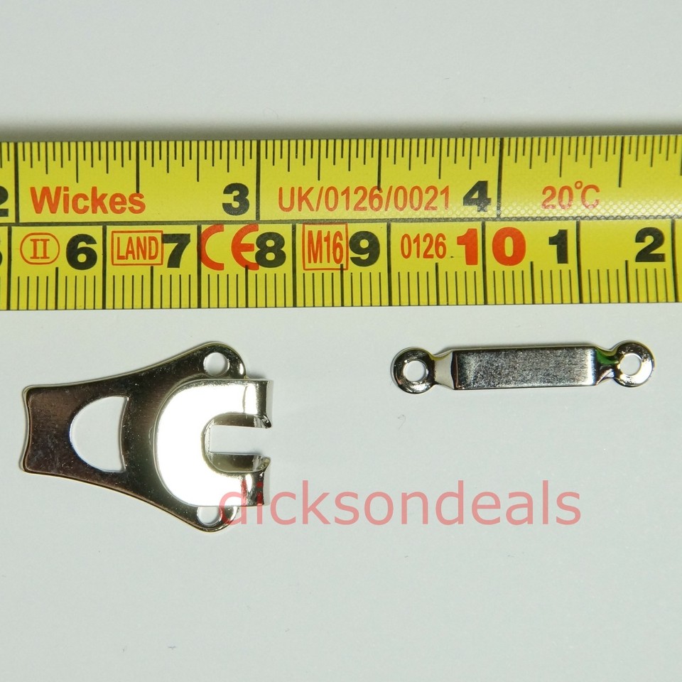 Extra Large Hook and Bar Fastener Black or Silver Trouser Skirt Tunic ...