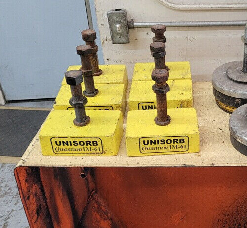 UNISORB QUANTUM IM-61 Machine Leveling Pads 7 x 4 | eBay