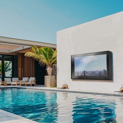 Weatherproof Outdoor TV Cover Clear Television Enclosure for 43-55 inch ...