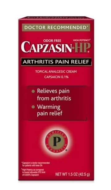 Capzasin-HP High Potency Arthritis Pain Relief Topical Analgesic Cream ...