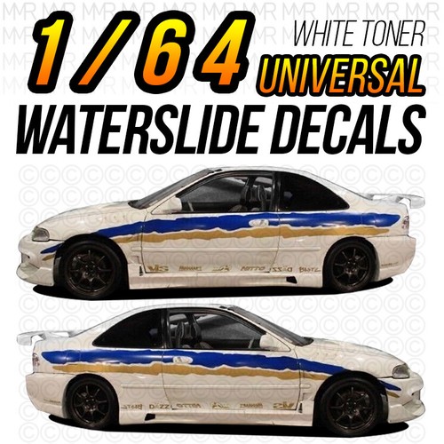 1/64 DANNY VIS CIVIC FAST N FURIOUS Custom Universal WaterSlide for Hot ...