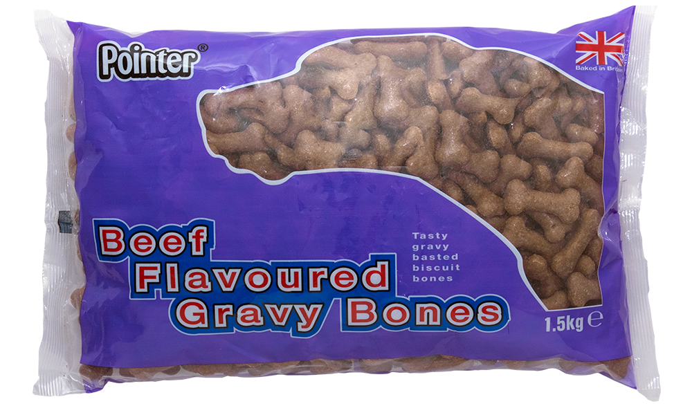 Pointer Beef Gravy Bones Oven-Baked Dog Biscuit Food Treat Complimentary Snack | eBay UK