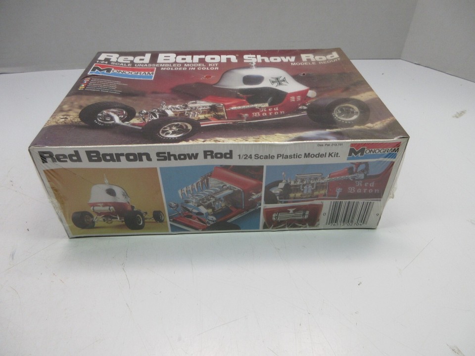 Monogram Red Baron Show Rod Vintage Model kit 1/24 scale 1985 sealed | eBay
