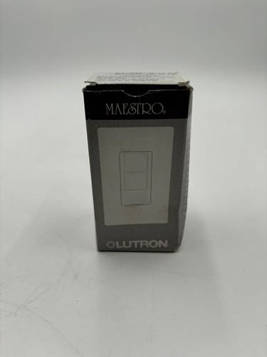 Qty 5 LUTRON MAESTRO U MS-PPS6-DDV-WH DUAL CIRCUIT OCCUPANCY SENSING ...
