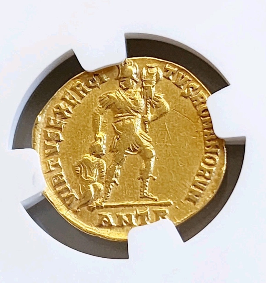 Roman Empire Julian II Solidus Bound Captive NGC CH VF Ancient Gold ...