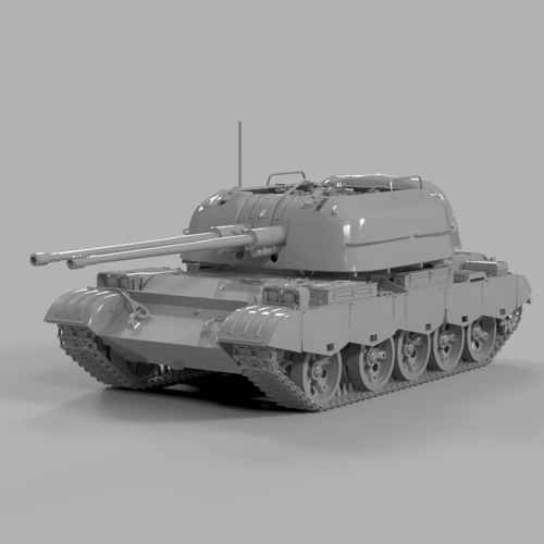 3D Printed 1/72/87/144 China Type 80 Main Battle Tank (WZ305)Unpainted ...