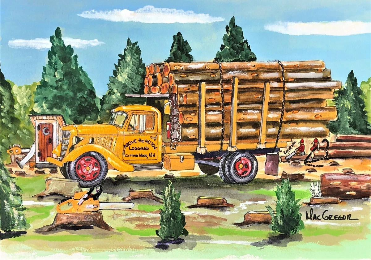 Logging Truck Drawings