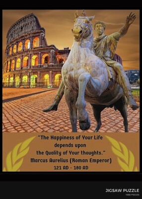 New 1000 Pieces Puzzle 20x28 inches Stoic Roman Emperor Marcus Aurelius ...