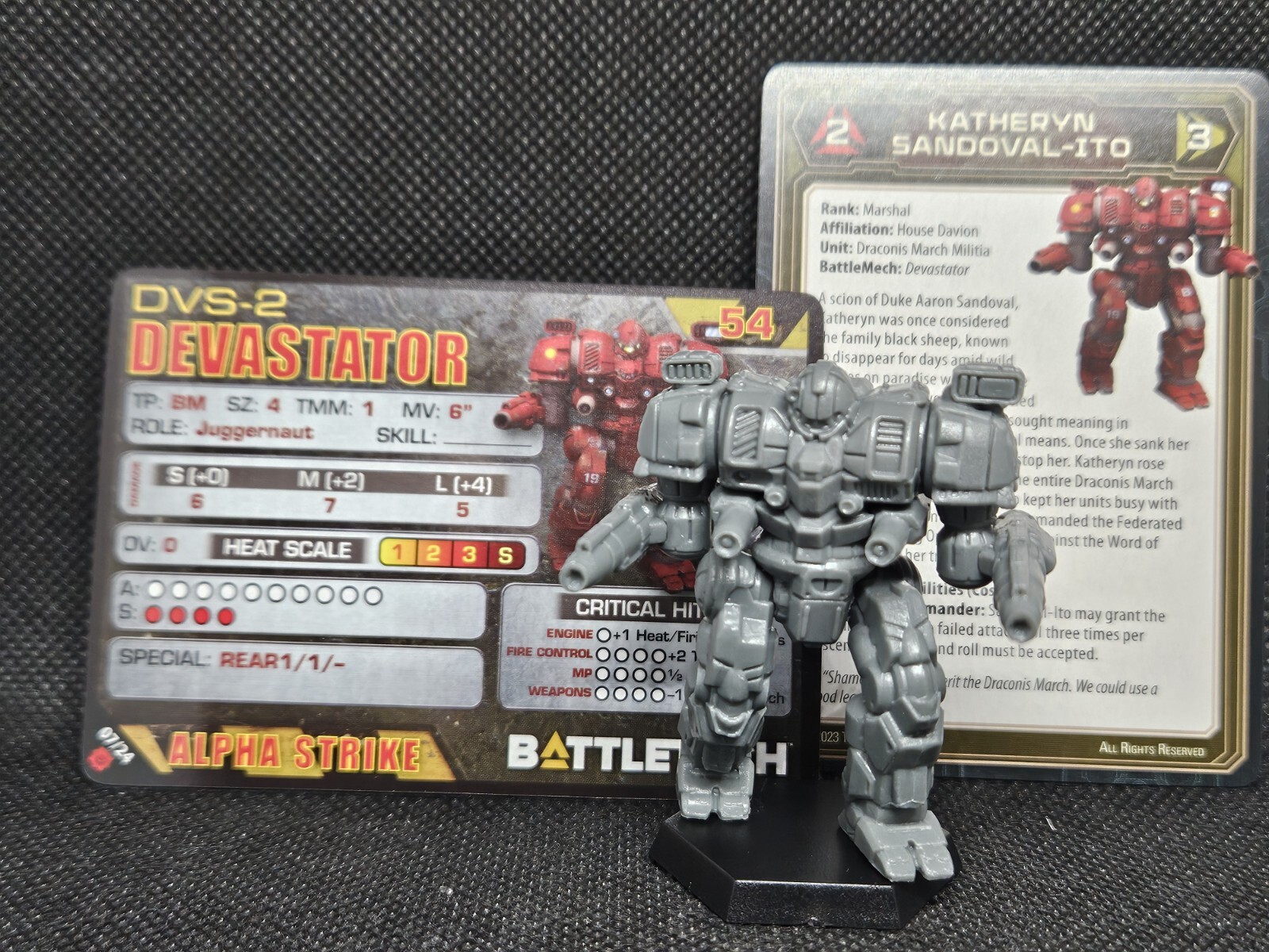 Battletech Mercenaries Devastator +cards kickstarter | eBay
