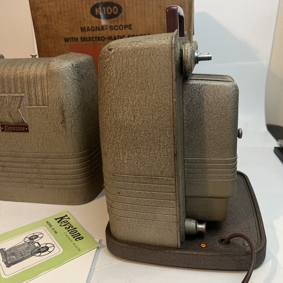 Vintage Keystone 8mm Automatic Movie Projector Model K-100 Tested ...
