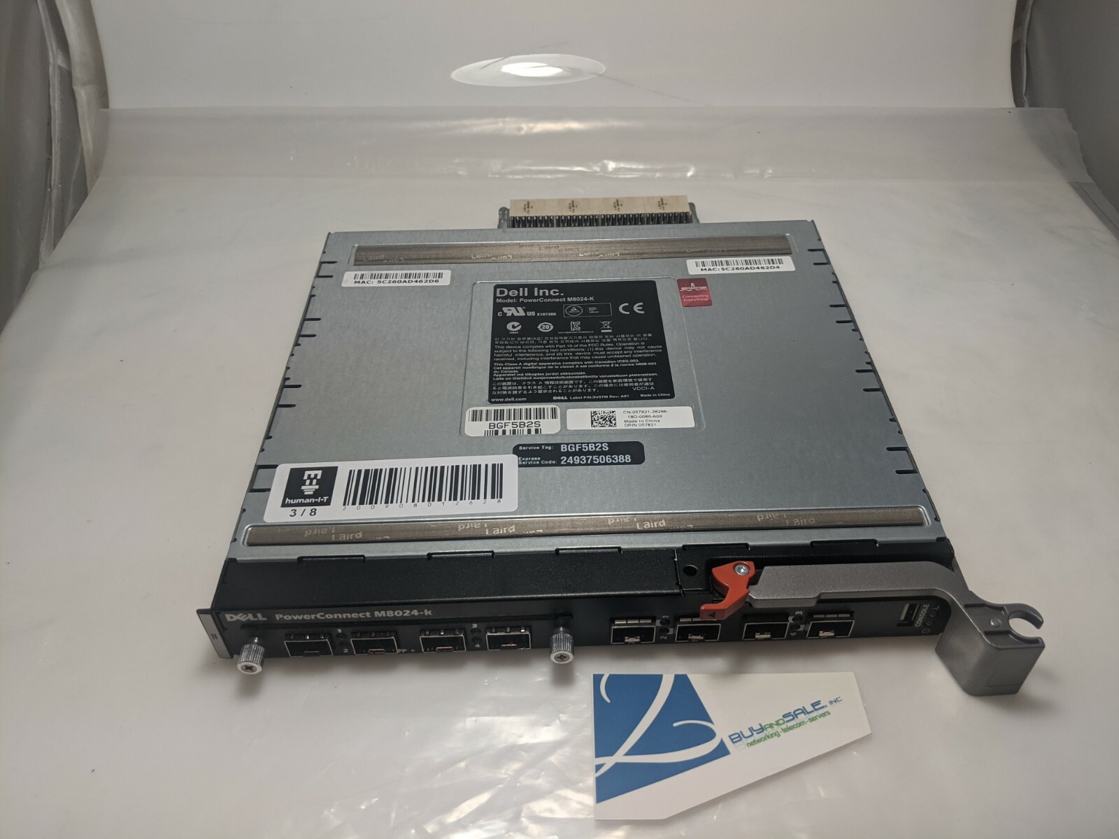 Dell PowerConnect M8024-K N805D M1000e Blade Switch 57821 4 PORT SPF | eBay
