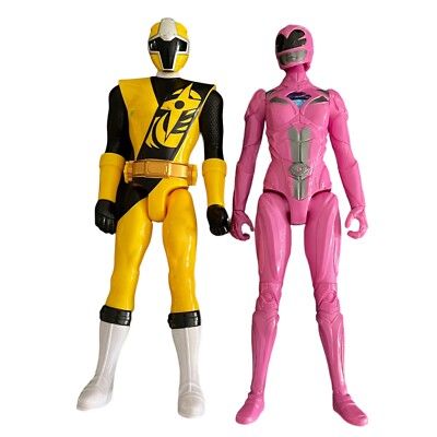 Power Rangers Movie Pink Ranger and Yellow Power Ninja Action Figures ...